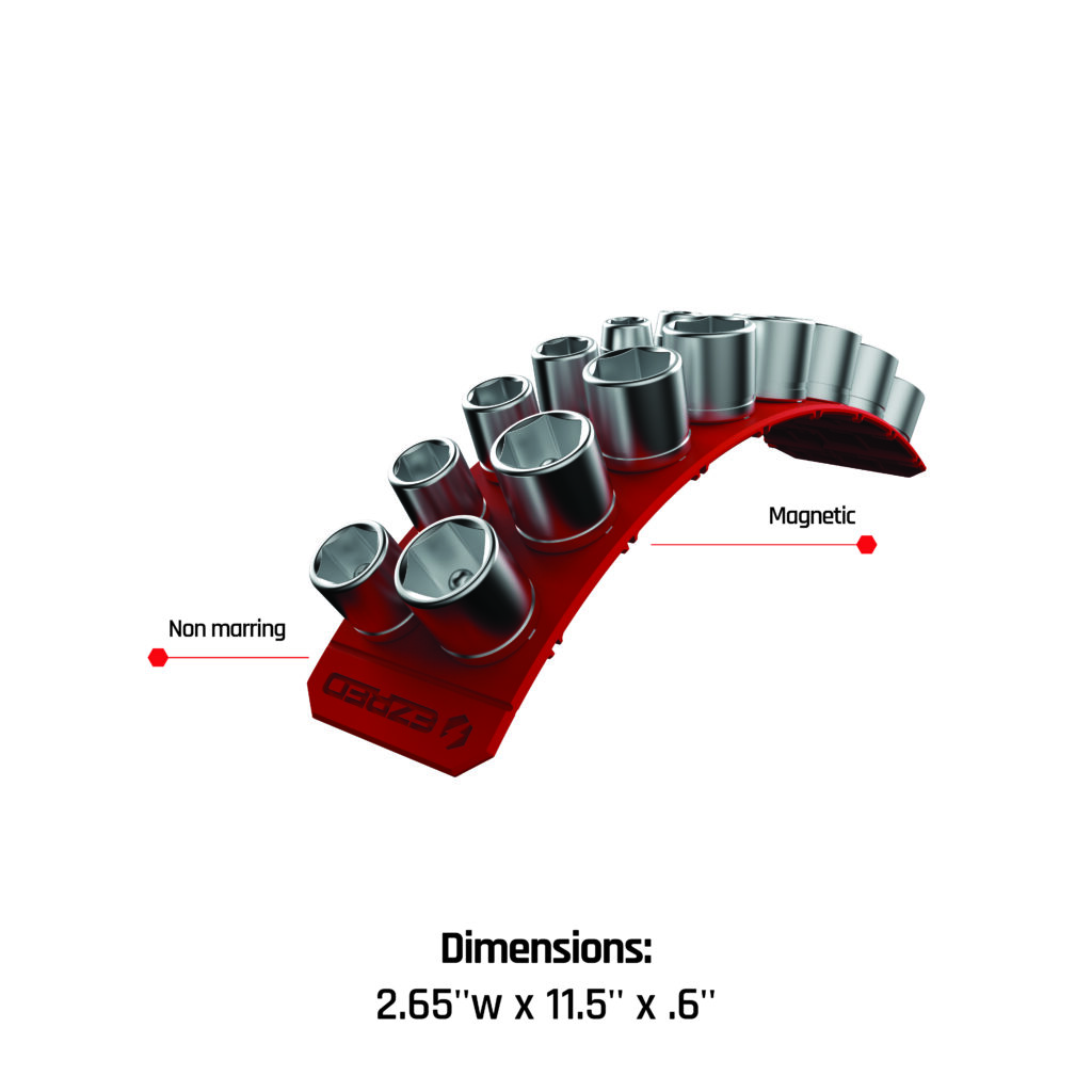 MAGNETIC FLEXIBLE 18 PEG SOCKET HOLDER - EZRED