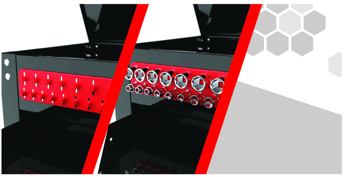 MAGNETIC FLEXIBLE 18 PEG SOCKET HOLDER - EZRED